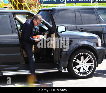 Assistant manager Kevin Bond with his Range Rover Tottenham Hotspur ...