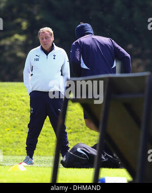 Harry Redknapp Tottenham Hotspur players and management at the Spurs ...