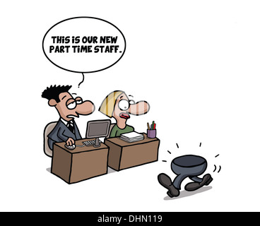 office room with receptionist Stock Photo - Alamy