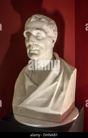 Arthur Wellesley, commander of allied armies in his headquarters during ...