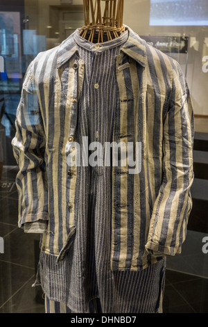 World War 2 Concentration Camp Uniform from Dachau. The red triangle ...