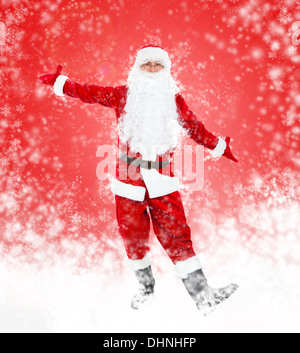 A traditional Christmas Santa Clause, full body isolated Stock Photo ...