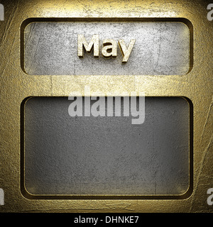 may 4 golden sign Stock Photo - Alamy