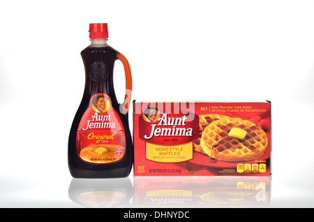 Unopened box of Frozen Aunt Jemima microwaveable breakfast of Scrambled ...