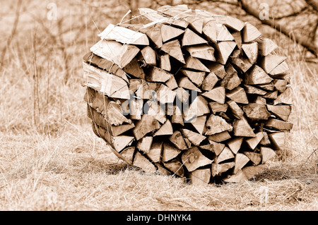 a stere beech wood packed Stock Photo - Alamy