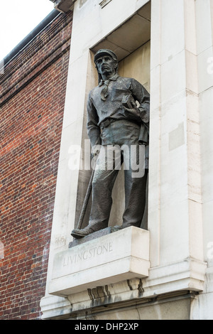 David Livingstone statue at the Royal Geographical society Stock Photo ...