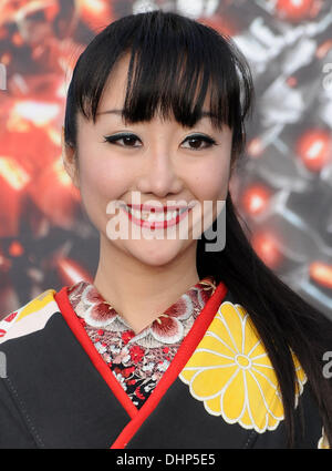 Leni Ito at the Battleship Premiere at the Nokia Theatre in Los Angeles ...
