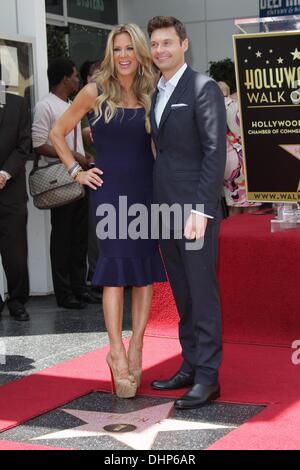 Ellen K, Ryan Seacrest Radio personality Ellen K with a Star on The ...