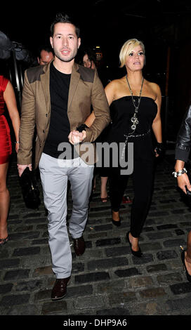 Kerry Katona with Steve Alce leaving Shaka Zulu in Camden London ...