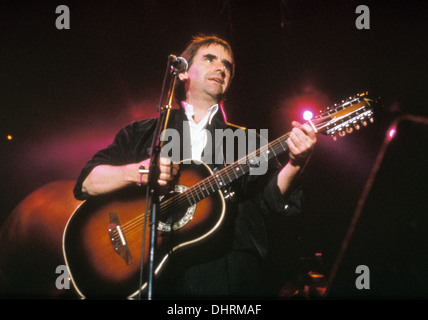 CHRIS de BURGH Anglo-Irish musician with his wife Diane about 1987 ...