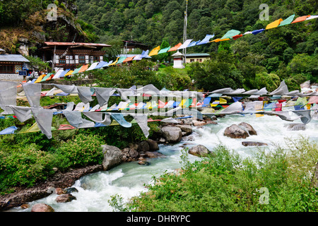 Monks Crossing Bridge in Central Thailand Stock Photo - Alamy