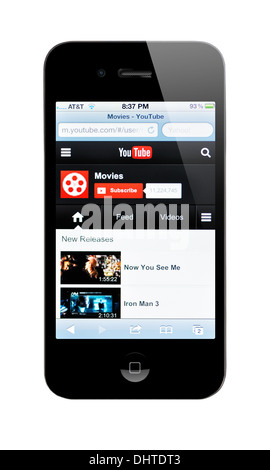 iPhone screen showing Youtube funny video website Stock Photo - Alamy
