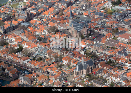 Netherlands, Hoorn, City center, Aerial Stock Photo - Alamy
