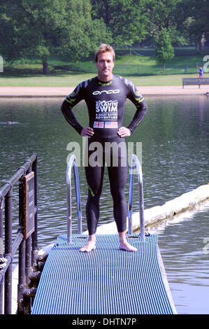 Ben Fogle The Atlantic Swim - photocall at the Serpentine Lido Ben ...