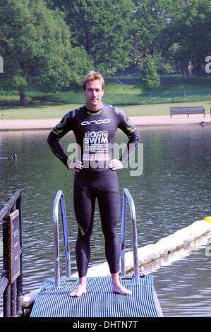 Ben Fogle The Atlantic Swim - photocall at the Serpentine Lido Ben ...