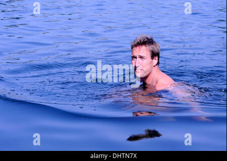 Ben Fogle The Atlantic Swim - photocall at the Serpentine Lido Ben ...