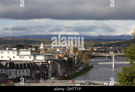 Ben Wyvis and Inverness Scotland November 2013 Stock Photo - Alamy