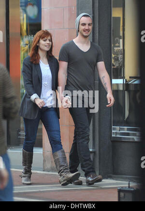 Hayley Atwell and Paul Wilson out and about in Dublin Dublin, Ireland ...