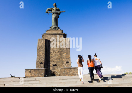 Huge Mother Armenia statue and military museum at Victory Park, Yerevan ...