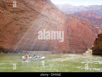 Grand Canyon landscape with vast cliffs and deep valleys under a clear ...