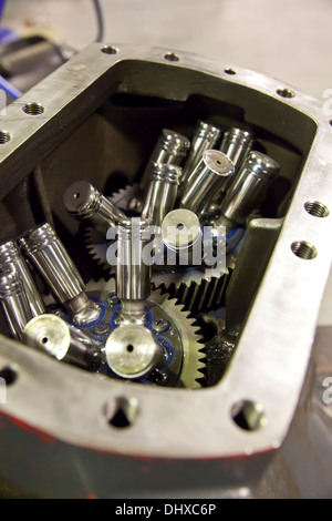 metal parts of hydraulic machines Stock Photo - Alamy