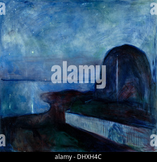 Starry Night 1893 Edvard Munch Stock Photo - Alamy