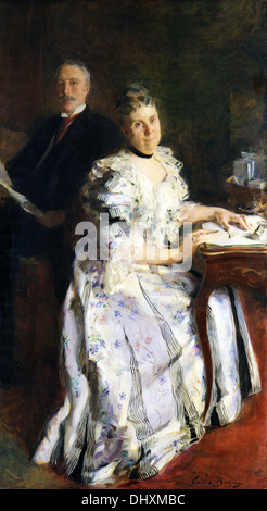 Mr. and Mrs. Anson Phelps Stokes. Artist: Cecilia Beaux (American ...