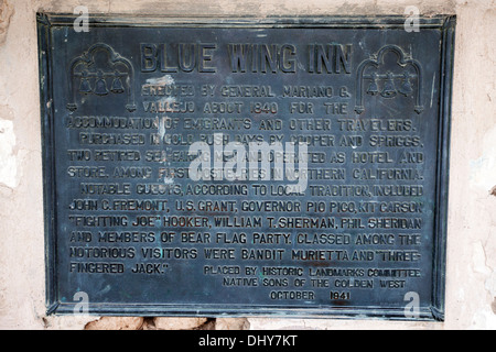 The Blue Wing Inn, Sonoma, California, U.S.A Stock Photo - Alamy