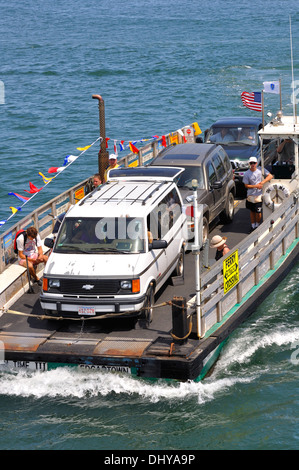 Ferry from Edgartown to Chappaquiddick Island, Martha's Vineyard ...