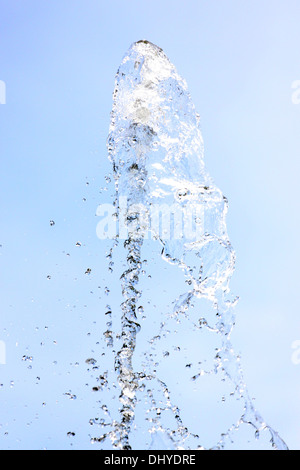 The Picture Water spread on a blue background Stock Photo - Alamy