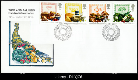 Commemorative Royal Mail 19p 27p 32p & 35p postage stamp first day ...