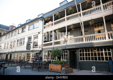 The 'George', 17th century inn, Southwark, London, 1926-1927. Artist ...