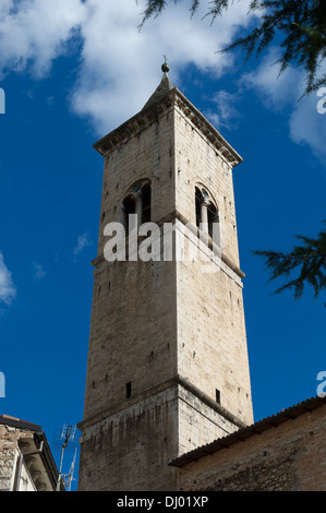 Scenic view of Santa Maria Maggiore church, Popolo Square, Pacentro ...