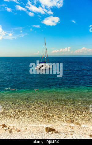 Vaja bay near Racisce on Korcula island, Croatia Stock Photo - Alamy