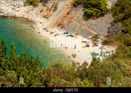 Vaja beach near Racisce on Korcula island, Croatia Stock Photo - Alamy
