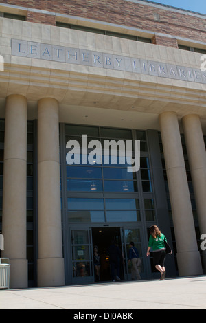 Leatherby Libraries at Chapman University campus in the city of Orange ...
