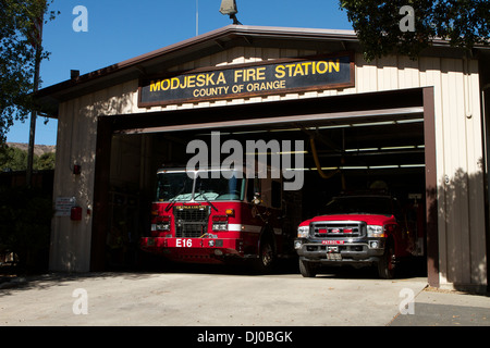 Modjeska Canyon volunteer Fire department in the Cleveland national ...