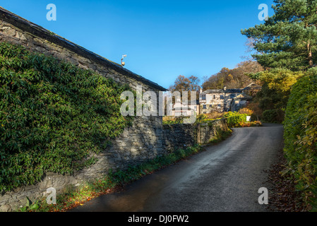 Brantwood house the home of John Ruskin art critic on Coniston water in ...
