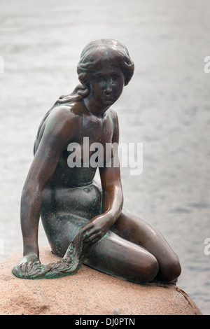 The Little Mermaid. Sculptor Edvard Eriksen. 1909-1913. Copenhagen, Denmark Stock Photo - Alamy