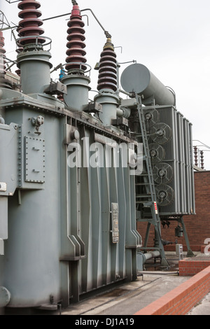 Electricity power sub-station Stock Photo - Alamy