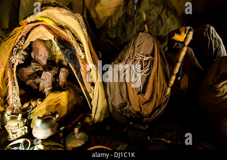 Paracas burial caves ( 700 BCE- 500 BCE Stock Photo - Alamy