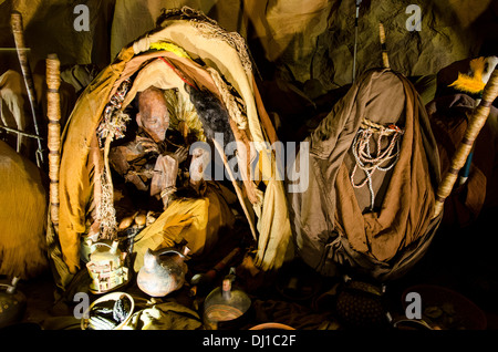 Paracas burial caves ( 700 BCE- 500 BCE Stock Photo - Alamy