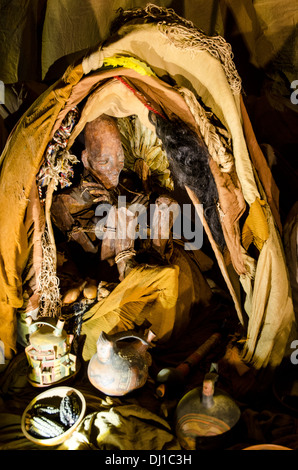 Paracas burial caves ( 700 BCE- 500 BCE Stock Photo - Alamy