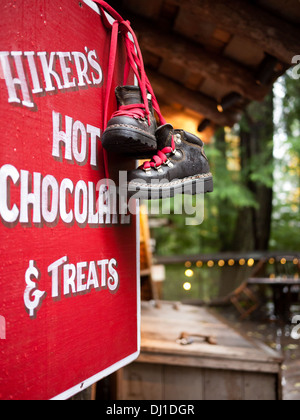 Capilano sign in the Suspension Bridge Park CANADA Stock Photo - Alamy
