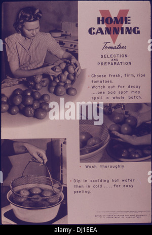 A World War I-era canning poster promoting the preservation of ...