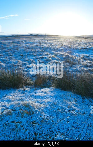 The sun rises on a freezing winter morning in Prague, Czech Republic ...
