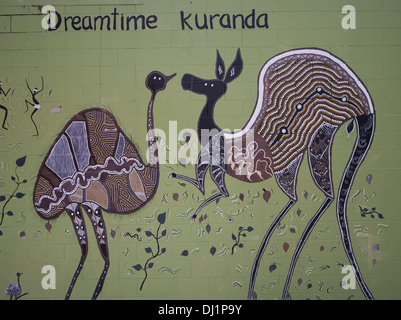 Aboriginal Art - Kuranda, Australia Stock Photo - Alamy