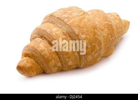 Fresh Croissant Isolated On White Stock Photo - Alamy