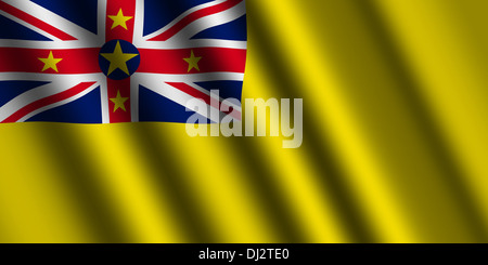The Niuean flag Stock Photo - Alamy