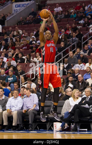 Philadelphia, Pennsylvania, USA. 20th Nov, 2013. Toronto Raptors power ...